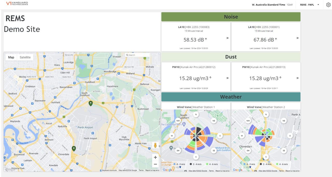 REMS – Remote Environmental Monitoring System - Vanguard Technologies