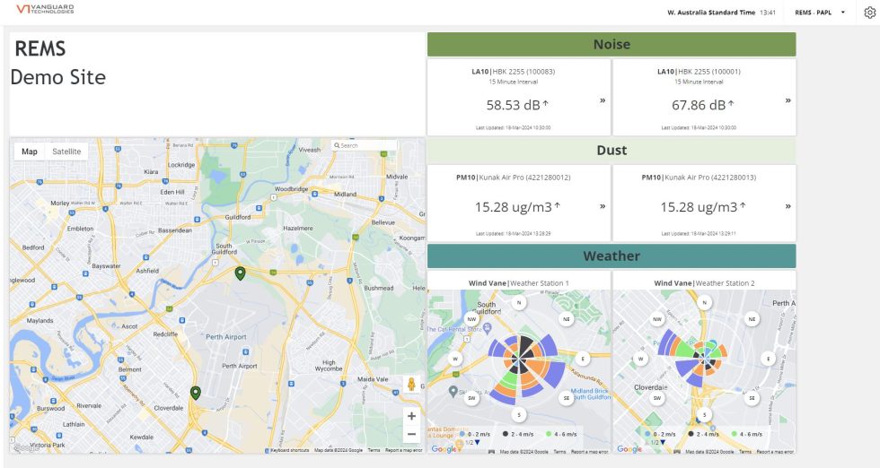 REMS – Remote Environmental Monitoring System - Vanguard Technologies